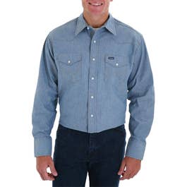 Wrangler Men's Long Sleeve Western Workshirt