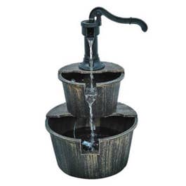 DDI Inc. Backyard Expressions Plastic Barrel Fountain