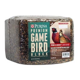Purina Premium Block Game Bird Feed - 20 Lb.