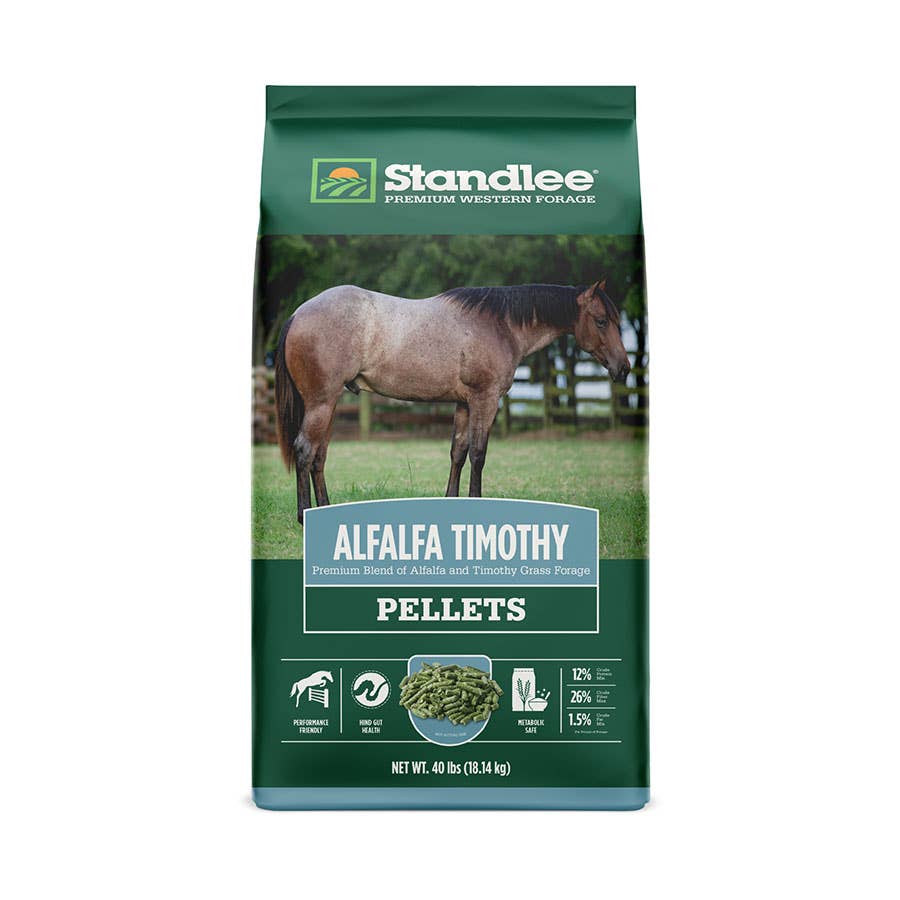 Standlee Premium Western Forage Alfalfa/Timothy Pellets - 40 lb.