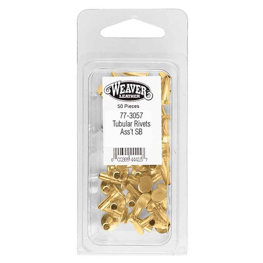 Weaver Tubular Soild Brass Rivets