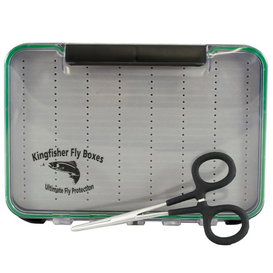 Kingfisher Jumbo Sized Magnum Polycarbonate Fly Box Kingfisher Jumbo Sized Magnum Polycarbonate Fly Box