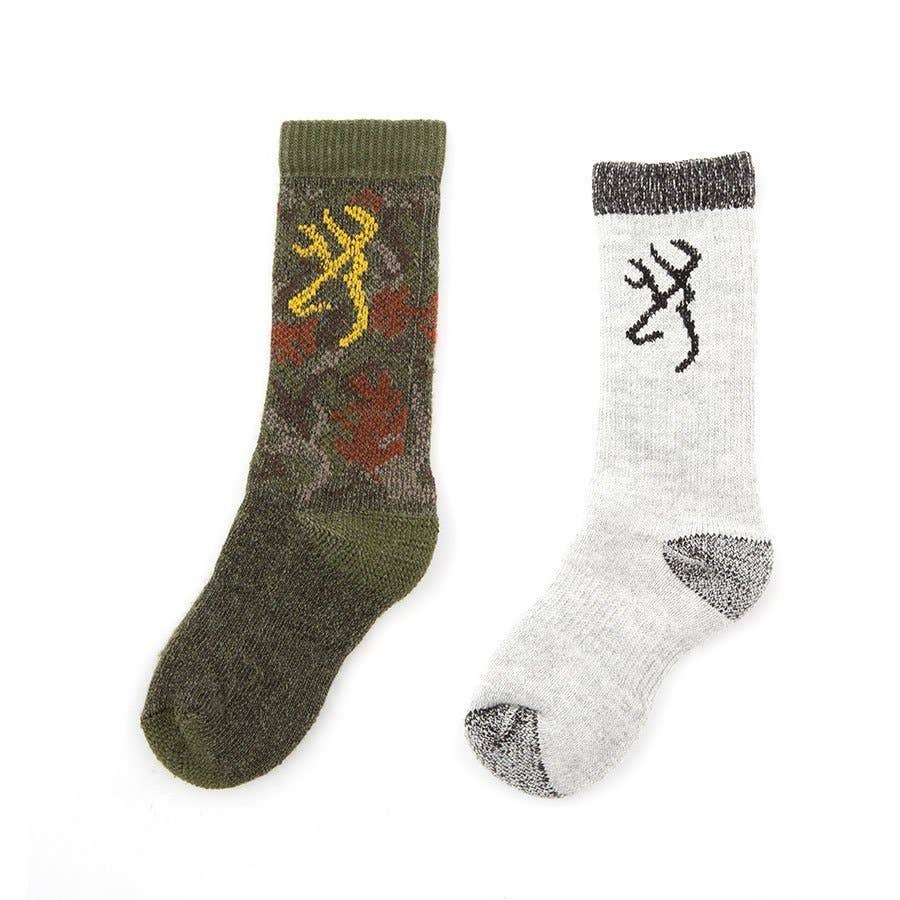 Browning Boy's Boot Socks - 2 Pk.