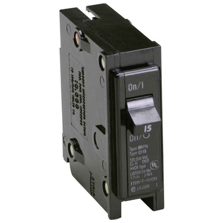 Eaton Plug-On Single Pole Circuit Breaker