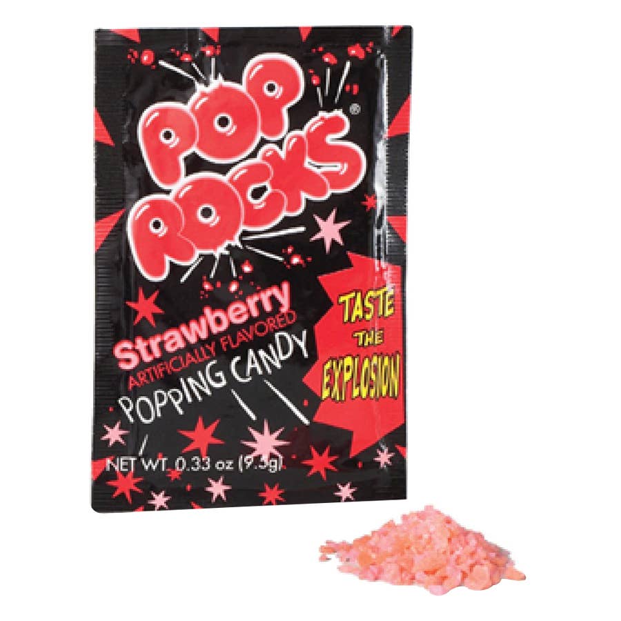 Pop Rocks Strawberry Popping Candy