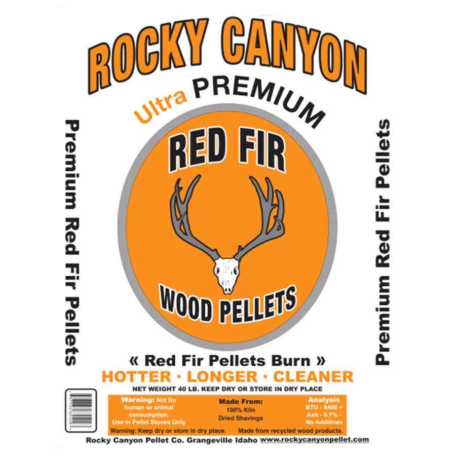Rocky Canyon Ultra Premium Red Fir Wood Pellets