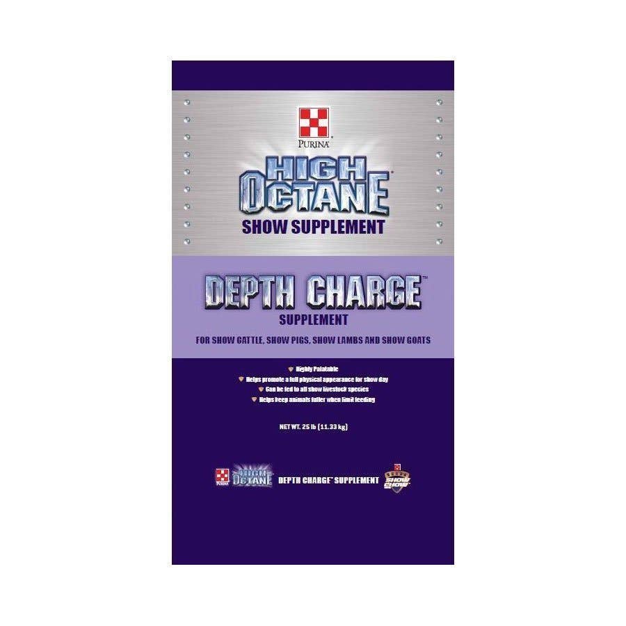 Purina High Octane Depth Charge Show Supplement Livestock Feed - 25 Lb.