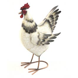 DDI Inc. Backyard Expressions Metal Hen Garden Statue - 21
