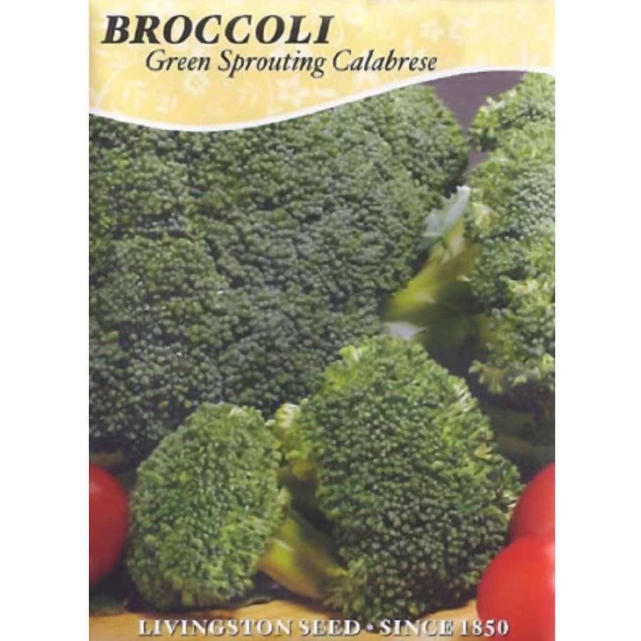 Livingston Seed Green Sprouting Calabrese Broccoli Seed