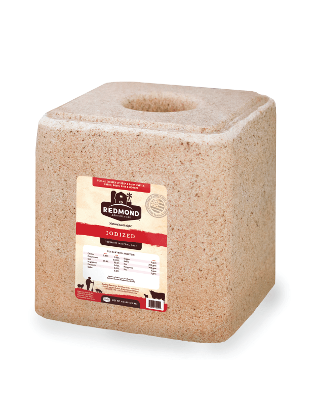 Redmond Trace Mineral Selenium 90 Salt 44 Lb Block