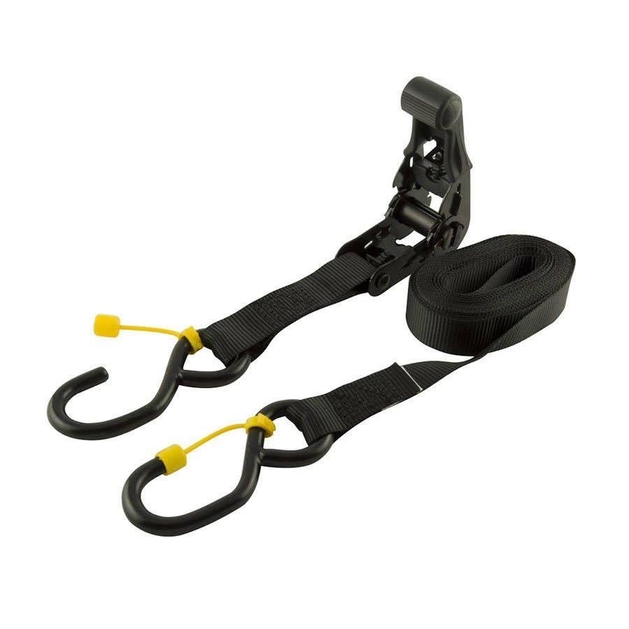 Erickson 1"" x 15' Soft Ratcheting Strap with Cap Locks - 1300 lbs (4 ...