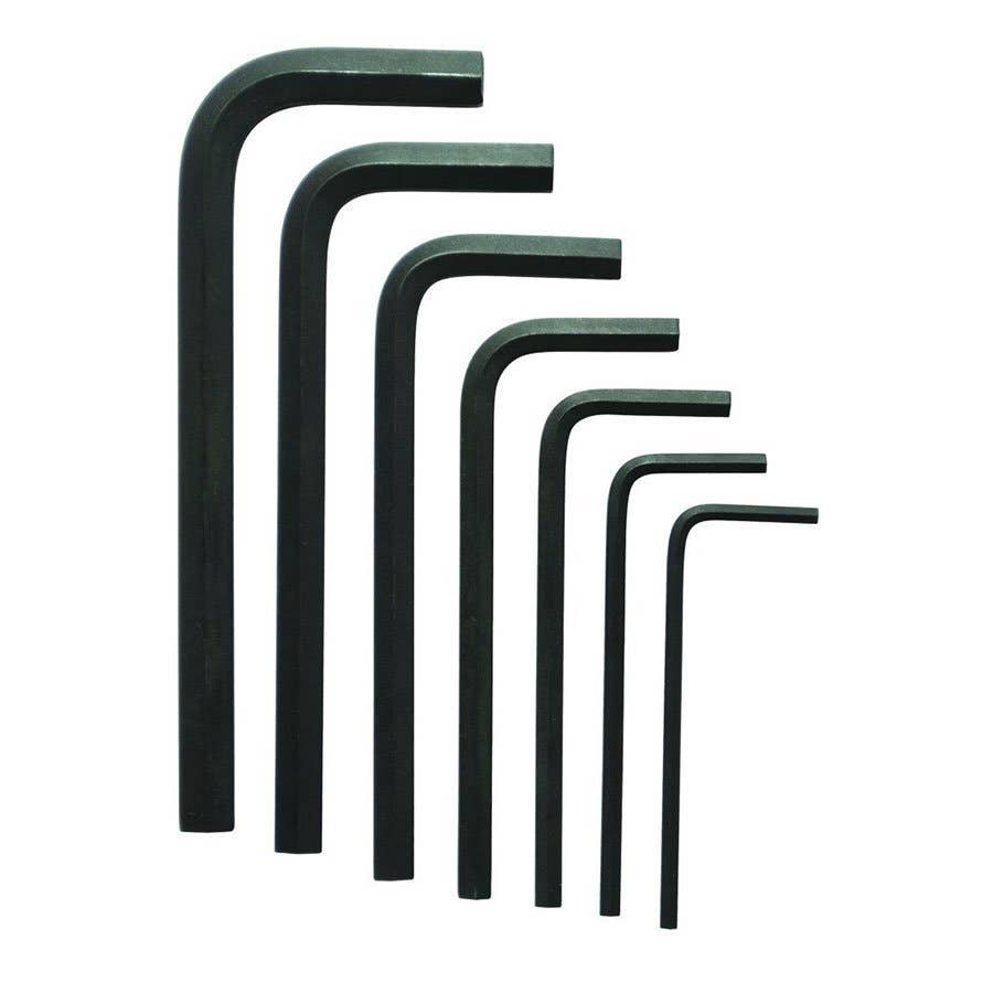 Bondhus Set of 7 Hex L-wrenches 5/64-1/4