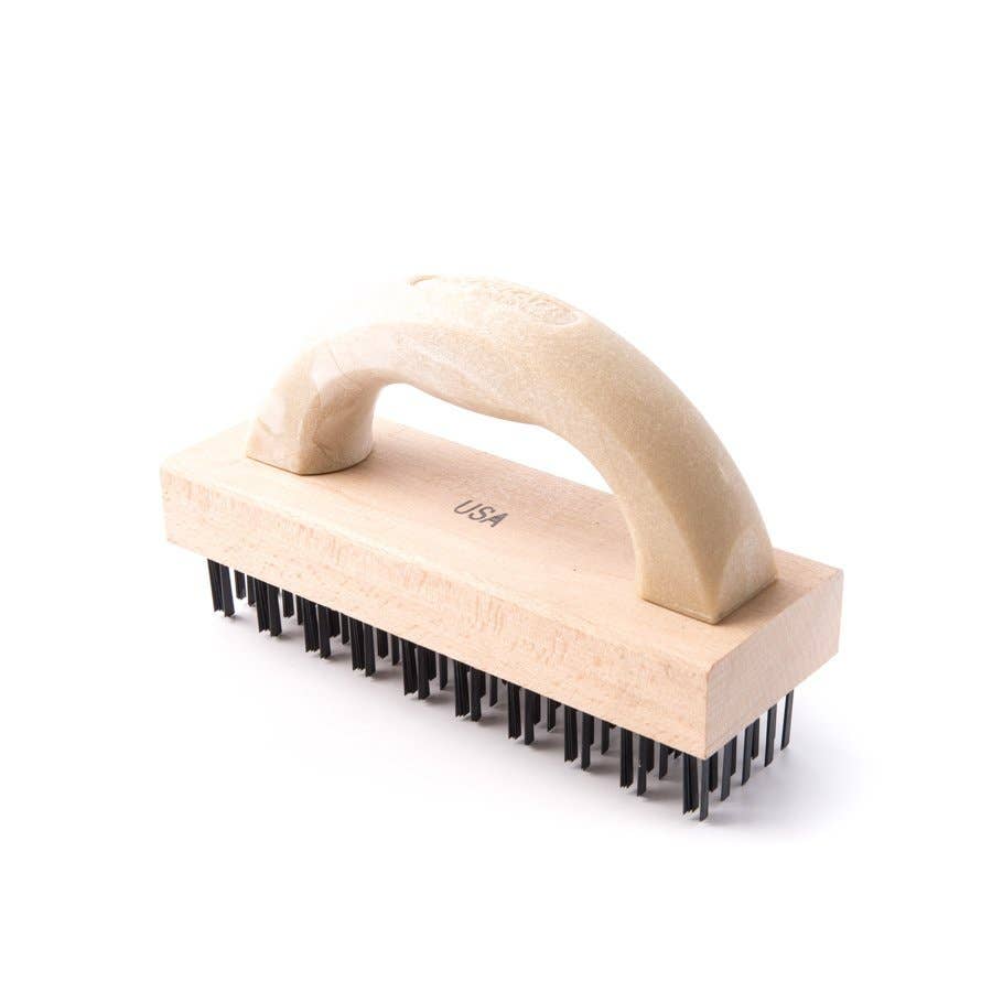 Anvil Small Butcher Block Brush with Handle