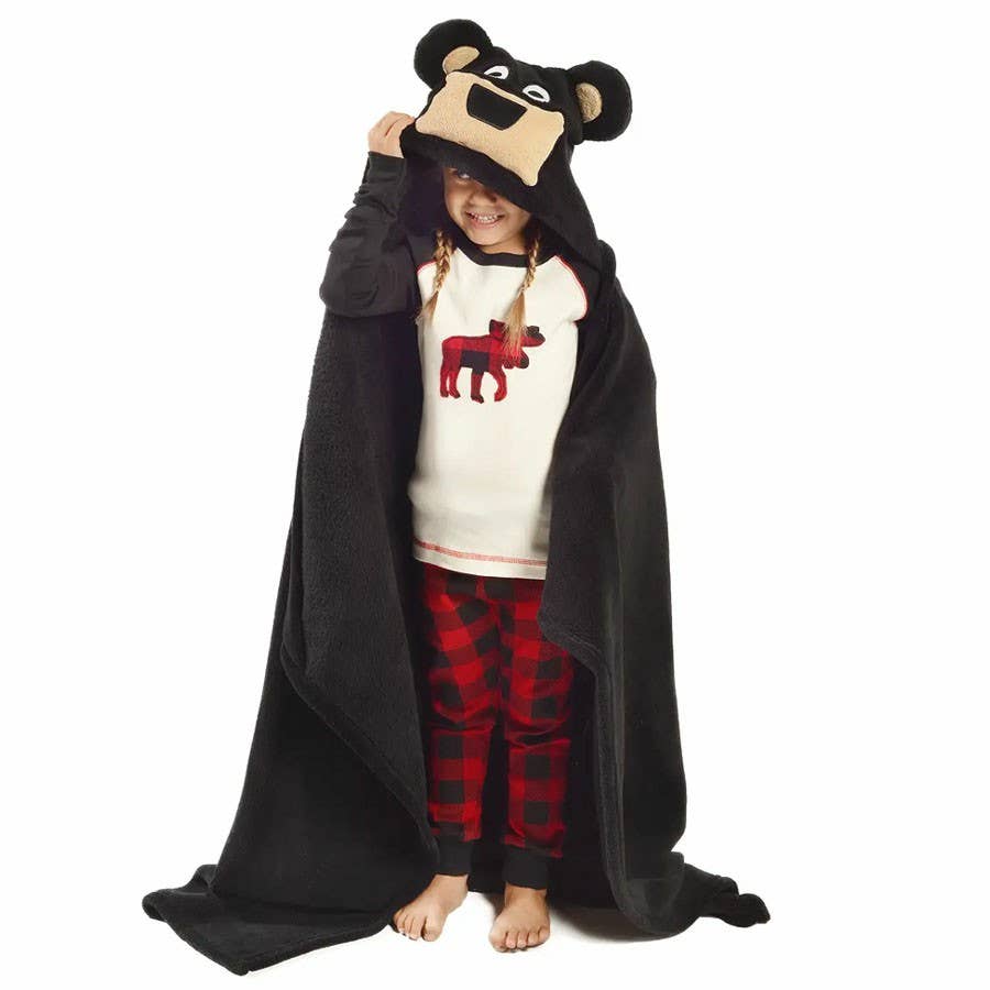 Lazy One Bear Critter Blanket