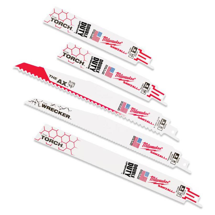 Milwaukee Demolition Sawzall Blade Set (5 PC)