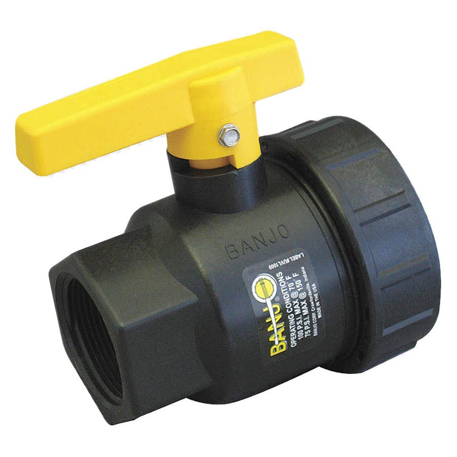 Banjo Full Port Single Union Ball Valve
