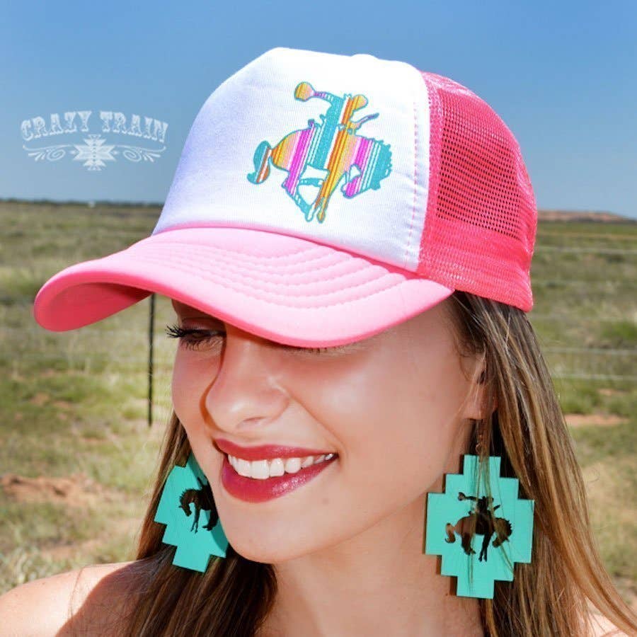 Crazy Train Rodeo Like A Rockstar Cap