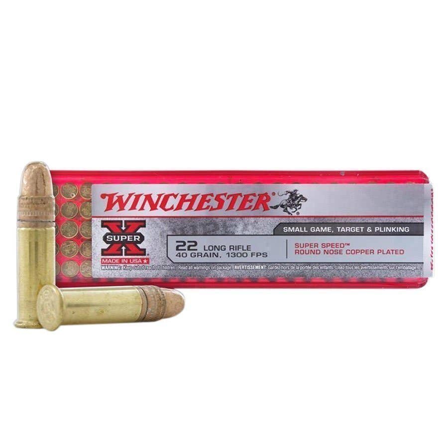 Winchester Super X Lead Round Nose Rimfire Ammunition