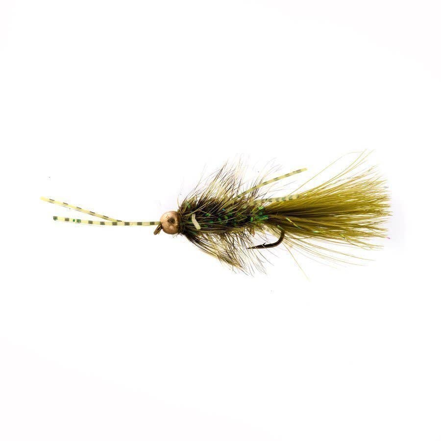 Gold Bead Rubber Leg Wooly Bugger Fly
