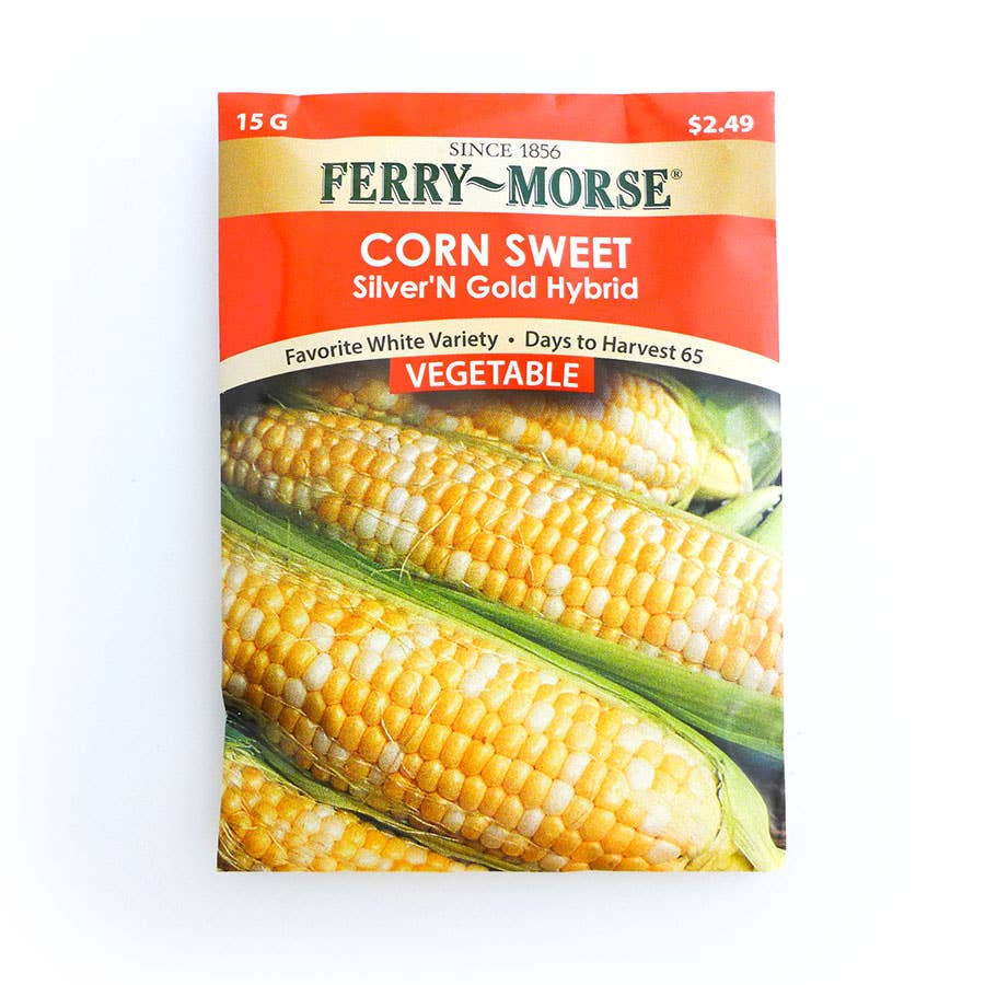 Ferry-Morse Sweet Corn Silver N Gold Hybrid Seed