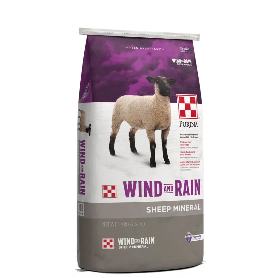 Purina Wind and Rain Sheep Mineral - 50 lb