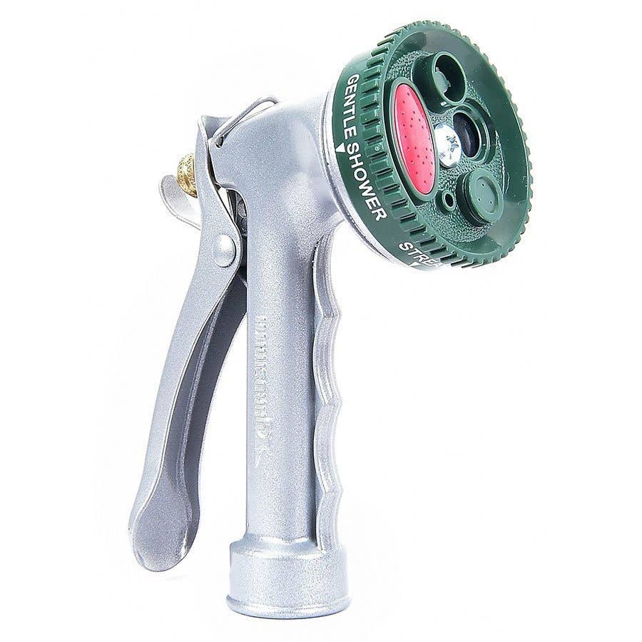 Meridian 5 Pattern Hose Nozzle, Zinc