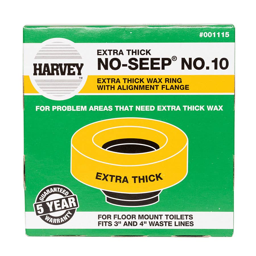 Harvey Wax Ring with Extra Thick - 4"" x 3""