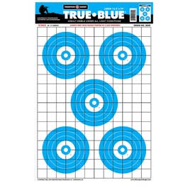 Thompson Target True Blue High Visibility Paper Shooting Target - 10 pk