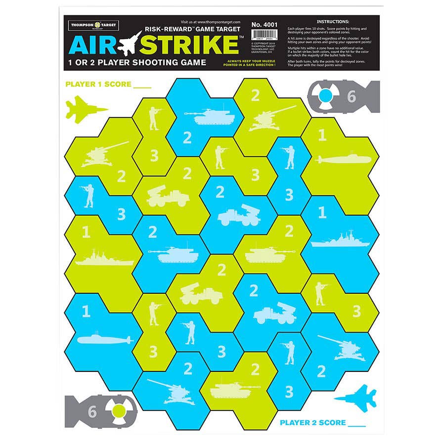 Thompson Target Air Strike Shooting Game Target - 5 pk