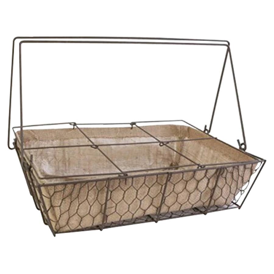 Panacea Farmhouse Mason Jar Basket