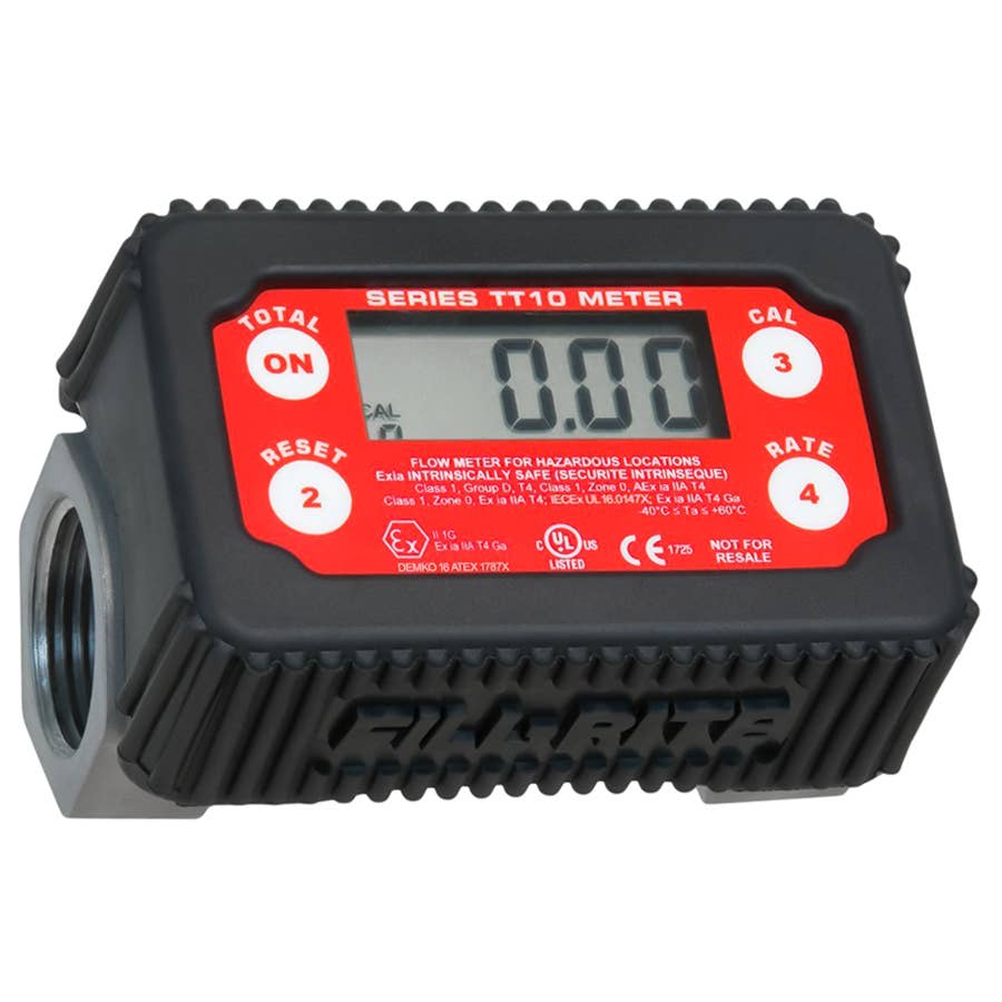 Fill-Rite In-Line Digital Turbine Meter - 2-35 GPM