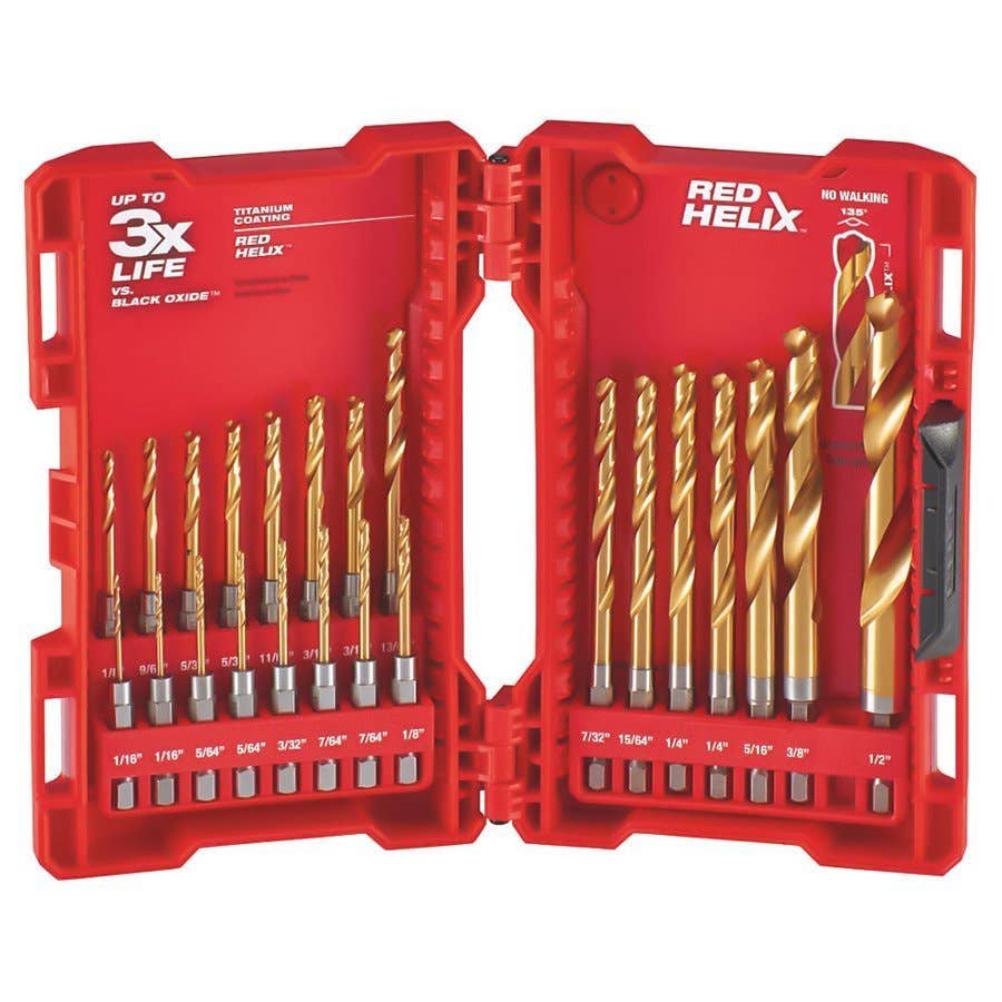 Milwaukee Shockwave Titanium Drill Bit Kit - 23 pcs