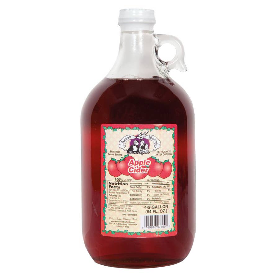 Troyer Amish Wedding Apple Cider - 1/2 gal