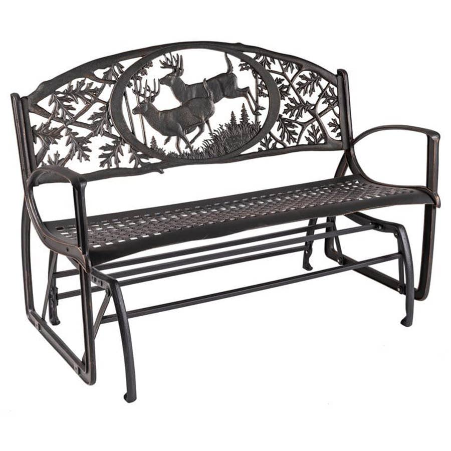 Painted Sky Design Bucks Glider Bench