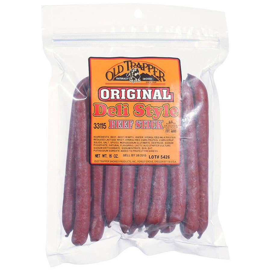 Old Trapper Original Deli Style Beef Sticks - 15 oz