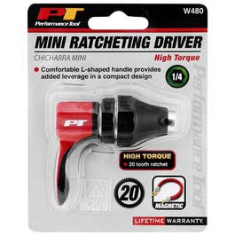 Wilmar Performance Tool High Torque Mini Ratchet Driver