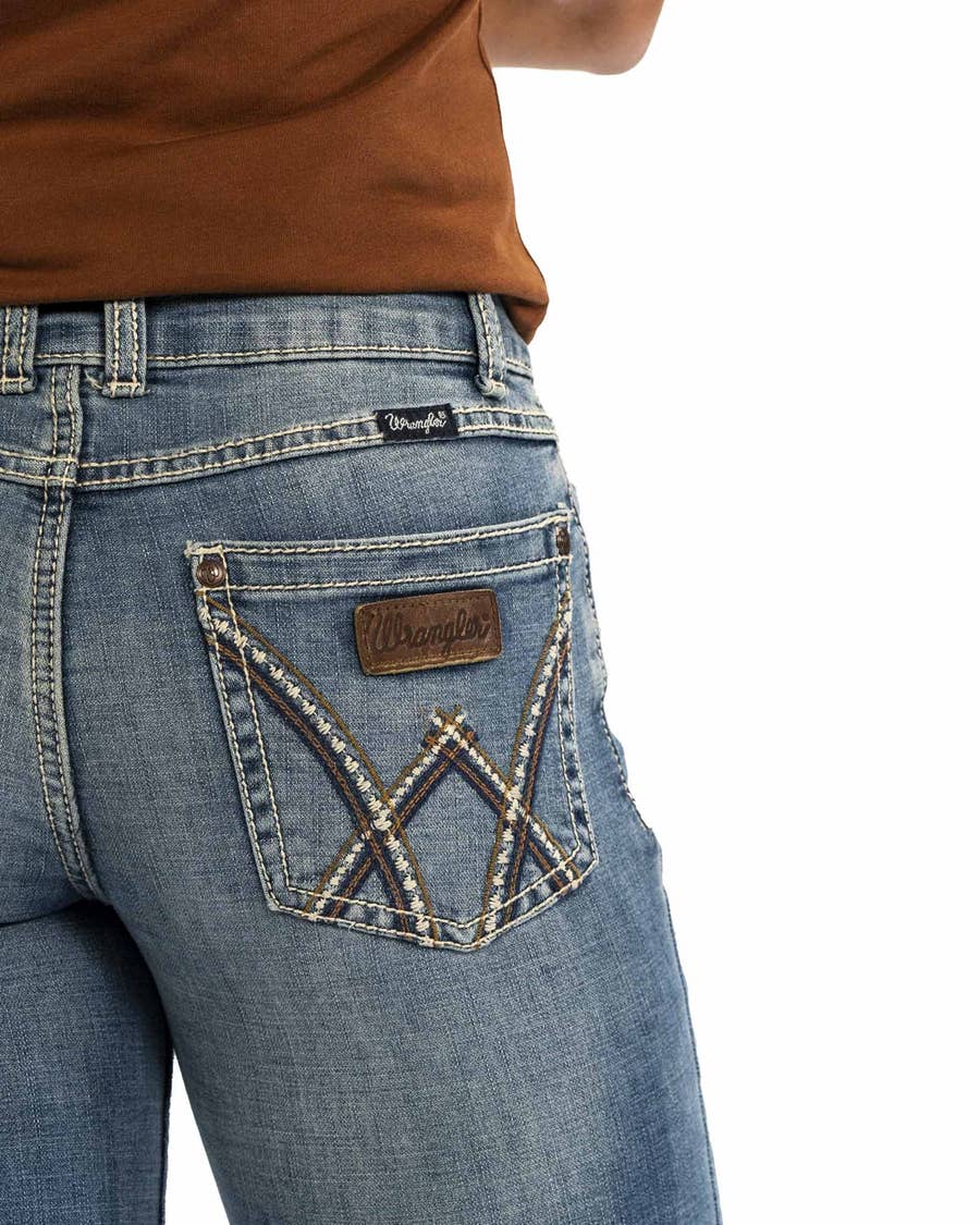 Wrangler Women's Retro Mid Rise Mae Jeans - Vintage