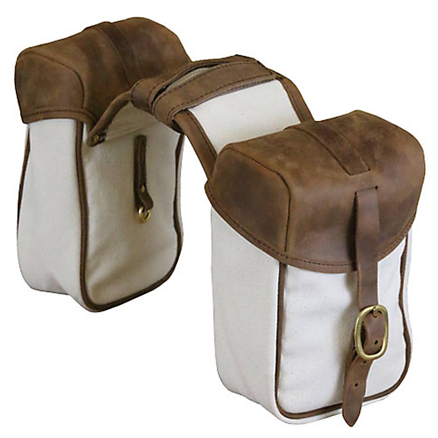 Outfitters Supply TrailMax Canvas and Leather Pommel Bags