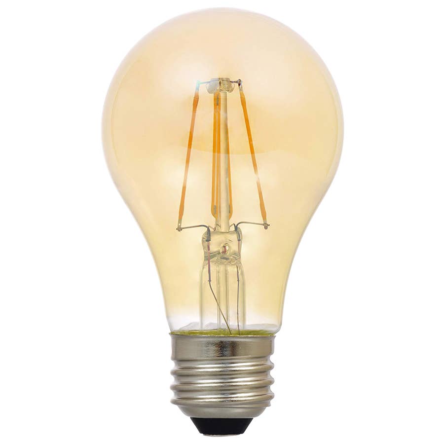 Sylvania Vintage Amber Style A19 LED Light Bulb
