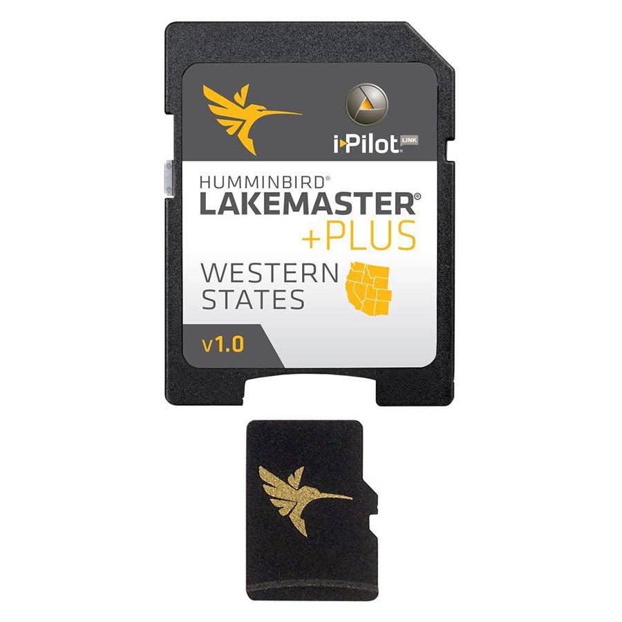 Humminbird LakeMaster Western States PLUS MicroSD Digital Chart Map