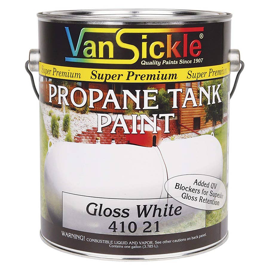 Van Sickle Propane Tank Paint Gloss - White
