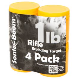Sonic Boom Exploding Rifle Target - 1 lb - 4 pk