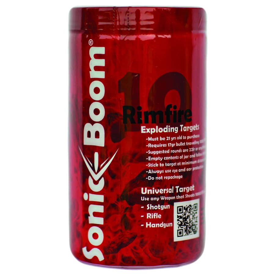 Sonic Boom Rimfire Exploding Rifle Target - 10/pk