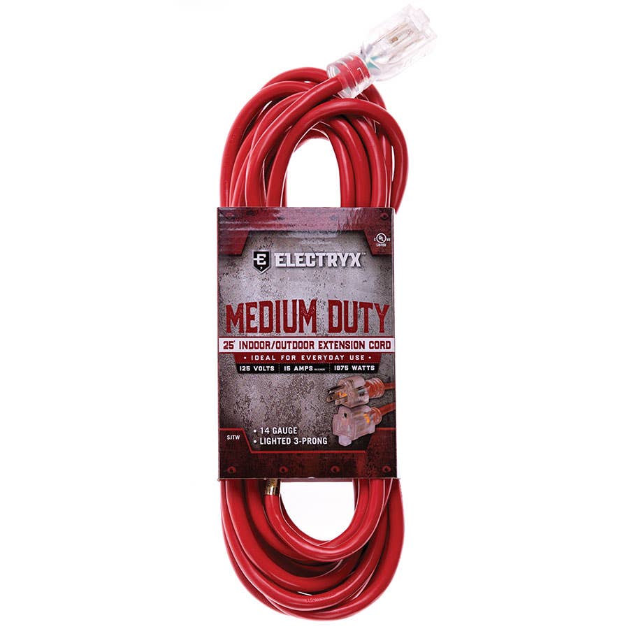 Electryx Extension Cord Medium - Red