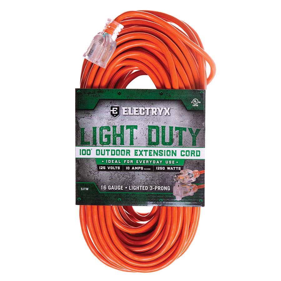 Electryx Extension Cord Light - Orange