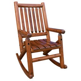 Leigh Country Amberlog Patio Rocking Chair
