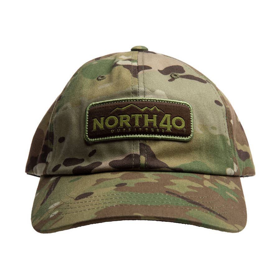 North 40 Outfitters Logo Low Profile Camo Hat
