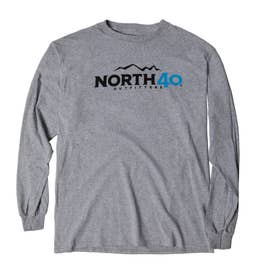 North 40 Outfitters Men's North 40 Logo Long Sleeve T-Shirt