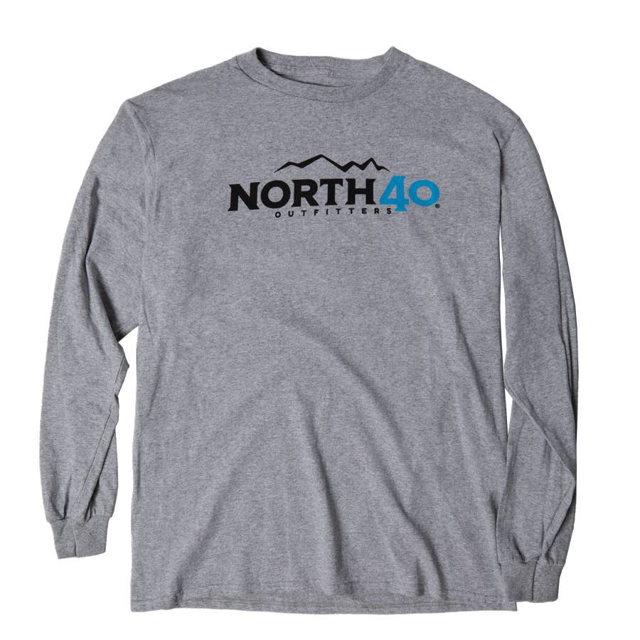 North 40 Outfitters Men's North 40 Logo Long Sleeve T-Shirt