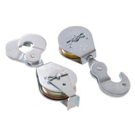 Hardware Essentials Block and Tackle Set - Zinc Plated